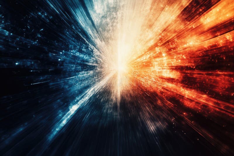 Colorful Cosmic Explosion stock image. Image of infinity - 366967883