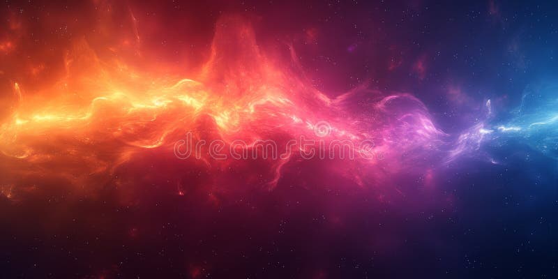 A Colorful Cosmic Wave Featuring an Energy Flow Effect that Captivates ...