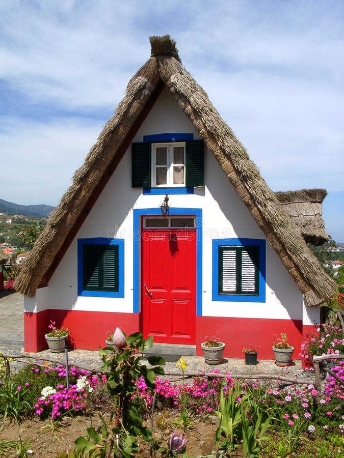 Colorful Cottage stock image. Image of island, nature, europe - 460915