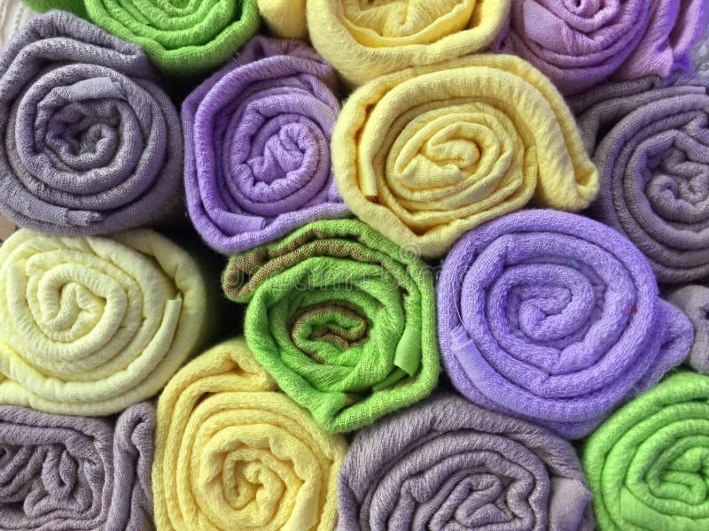 Colorful Cotton Clothes As a Background Stock Image - Image of cloth ...