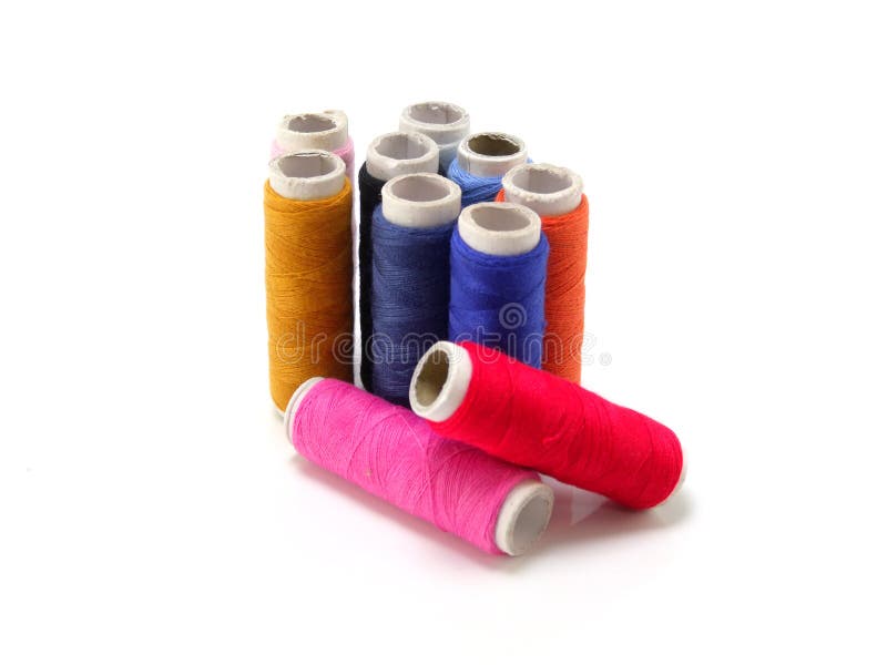 Colorful cotton thread stock image. Image of pink, silk - 47302333