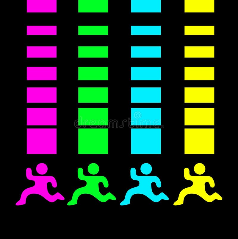 Colorful cover stock vector. Illustration of bands, collection - 28606989