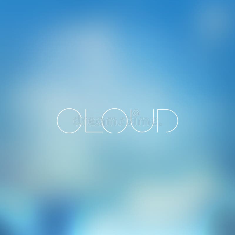 Colorful Cover Design Template with Abstract Blurred Background Stock ...