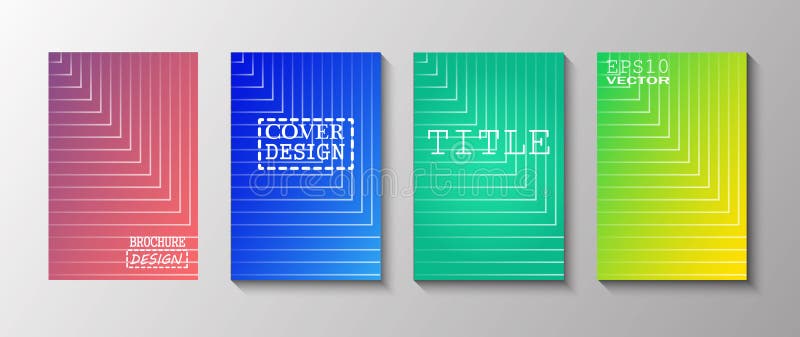 Colorful covers design stock vector. Illustration of flyer - 140516826