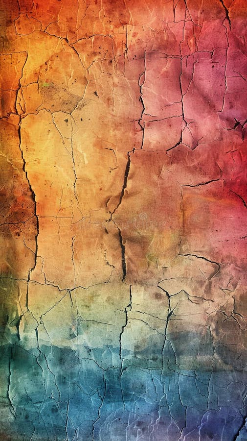 Colorful Cracked Texture with Gradient Stock Image - Image of effect ...