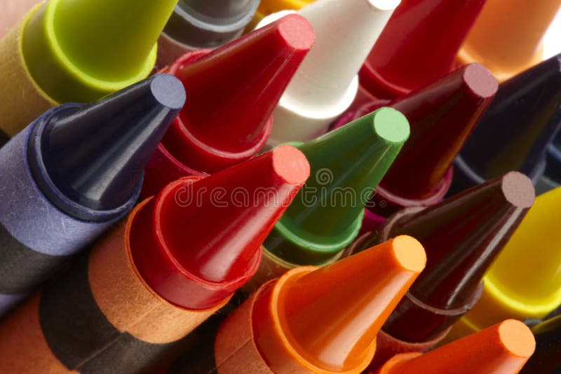 Colorful crayons stock photo. Image of crayon, cheerful - 12343386