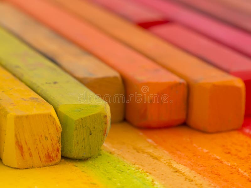 Colorful crayons stock photo. Image of lines, copy, artist - 46873688