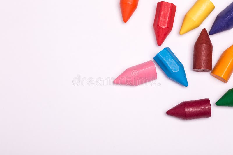 Colorful crayons stock photo. Image of lifestyle, colored - 51207594