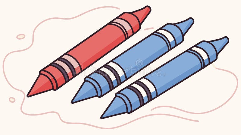 Colorful Crayons Vector Illustration. Art and Creativity Tools, Vector ...