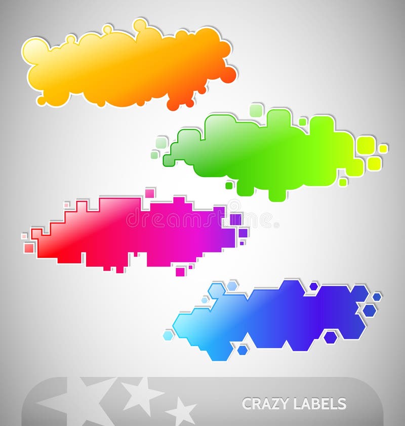 Crazy Labels Stock Illustrations – 237 Crazy Labels Stock Illustrations ...