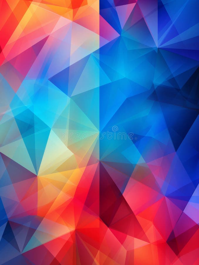 Colorful Creative Abstract Geometric Texture. Stock Illustration ...