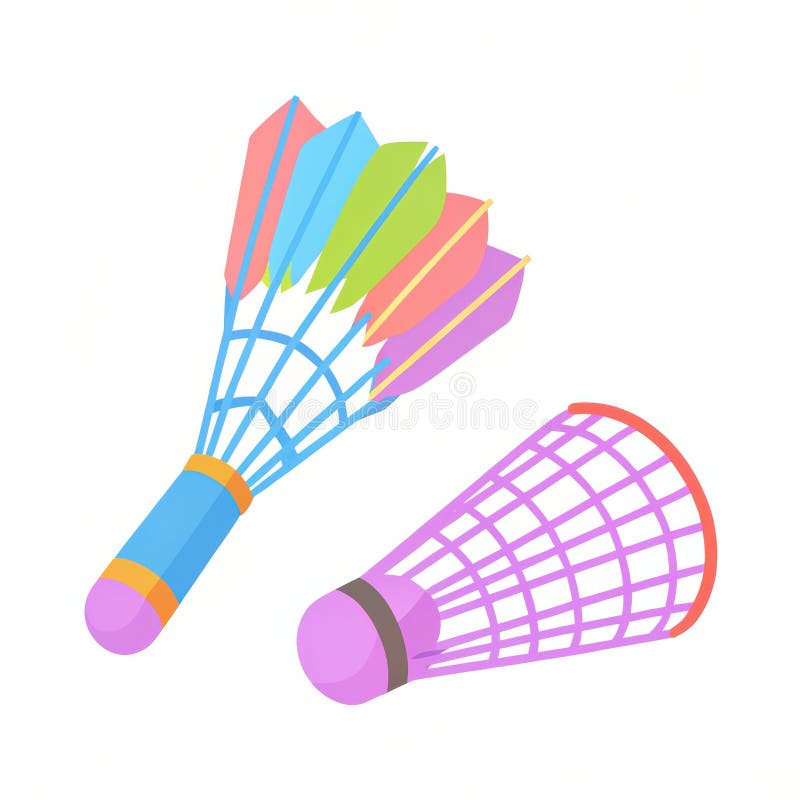 Colorful and Creative Badminton Shuttlecocks with Unique Design and ...