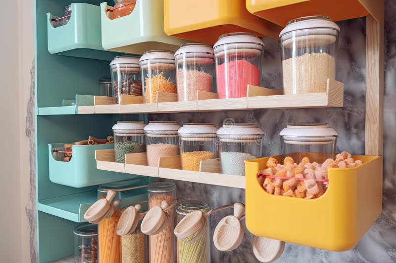 A Colorful and Creative Food Storage System, with Everything in Its ...