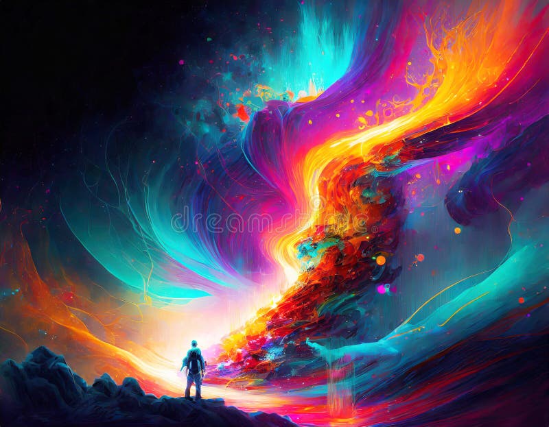 Colorful Creativity Driven Data Filled with Creativity on Digital Art ...