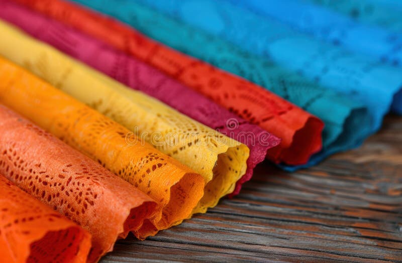 Crocheted Fabric Rolls Stock Illustrations – 1 Crocheted Fabric Rolls ...