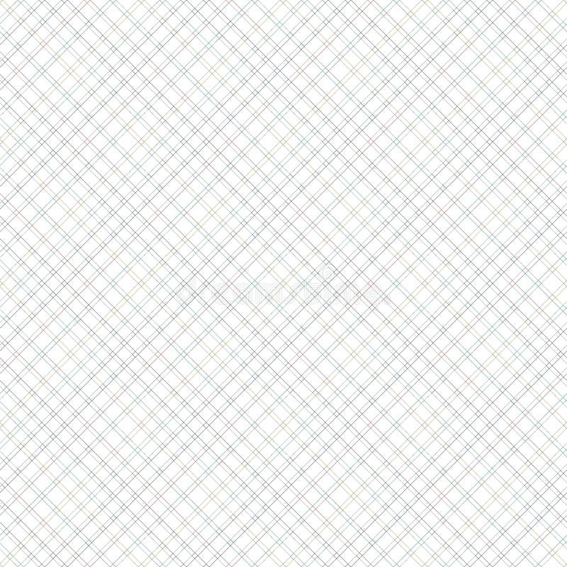 Cross Grid Seamless Pattern. Square Paper. Check Mesh Texture. Black ...