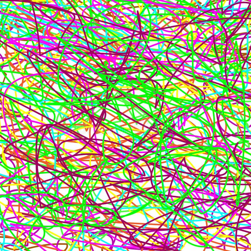 Abstract color lines stock illustration. Illustration of artistic ...