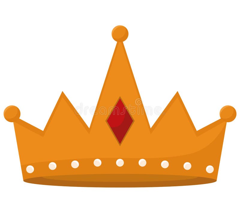 Colorful crown image stock vector. Illustration of authority - 254944667