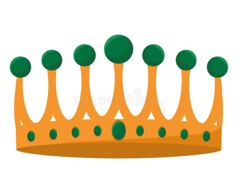 Colorful crown queen stock vector. Illustration of design - 254944870