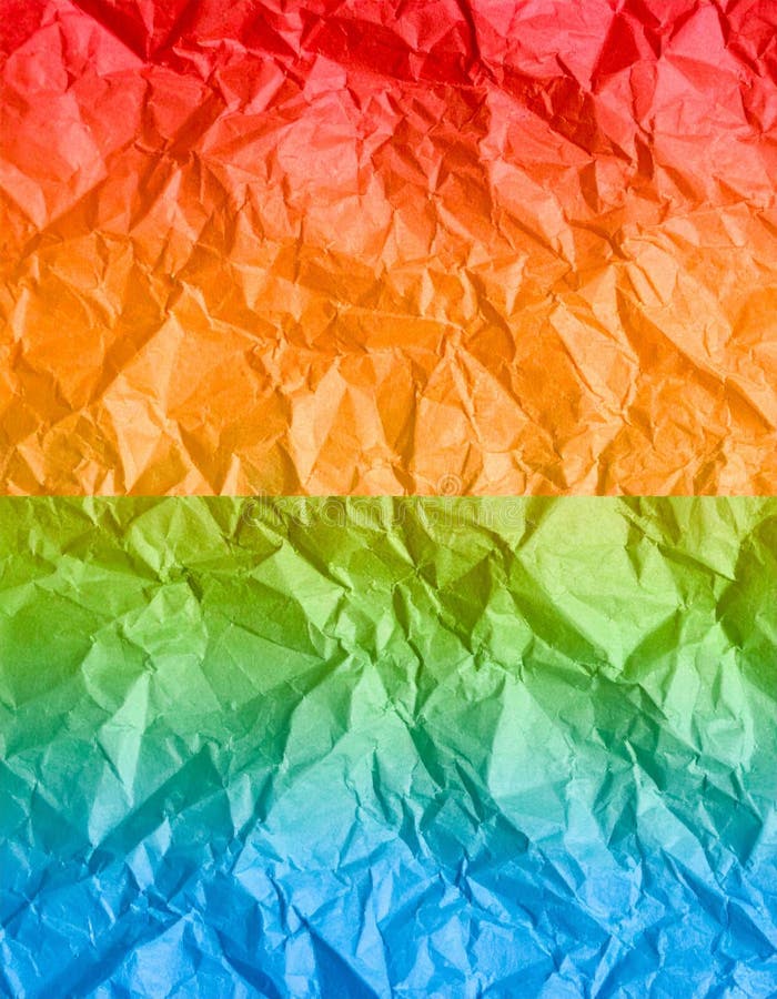 Colorful Crumpled Paper Texture Background Stock Illustration ...