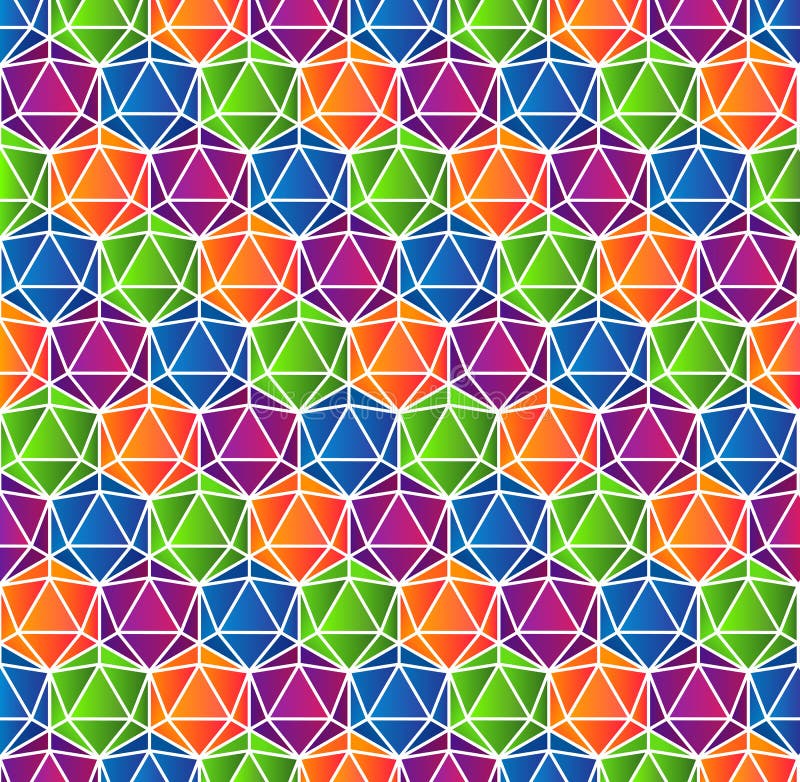 Colorful Crystal Gradient Background Vector Geometry Concept Stock ...