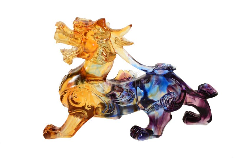 Colorful Crystal Pi Xiu stock image. Image of pixiu, tradition - 59453285
