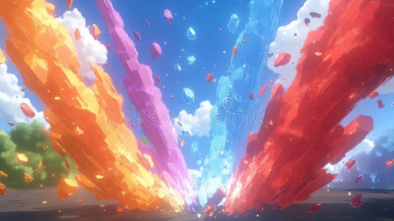 Shards Erupting Stock Illustrations – 18 Shards Erupting Stock ...