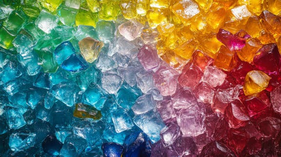 Colorful Crystal Texture Background Stock Illustration - Illustration ...