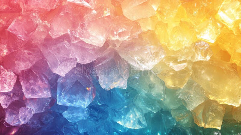 Colorful Crystal Texture Background Stock Illustration - Illustration ...