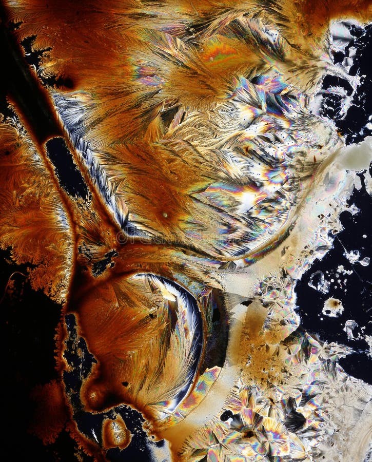 Close up of Ice Crystals stock photo. Image of light, microscopic - 4671728