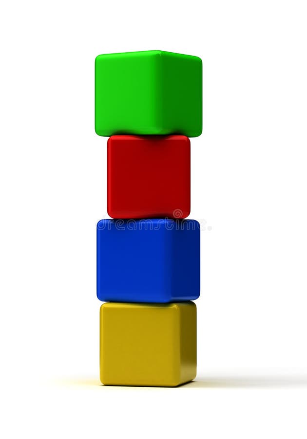 Colorful Cubes stock illustration. Illustration of arranging - 29687171