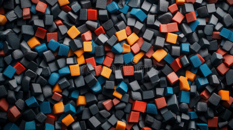 Colorful Cubes Abstract Texture Background Stock Illustration ...