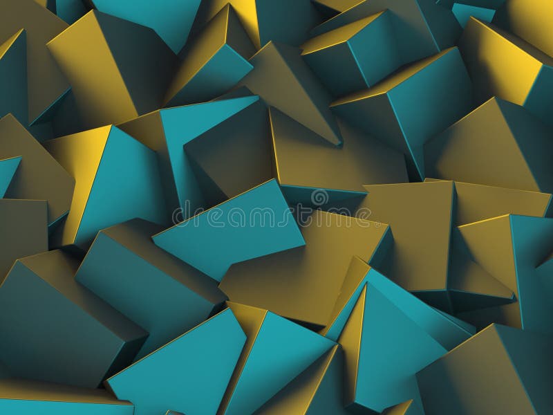 Colorful Cubes Blocks Chaotic Construction Background Stock ...