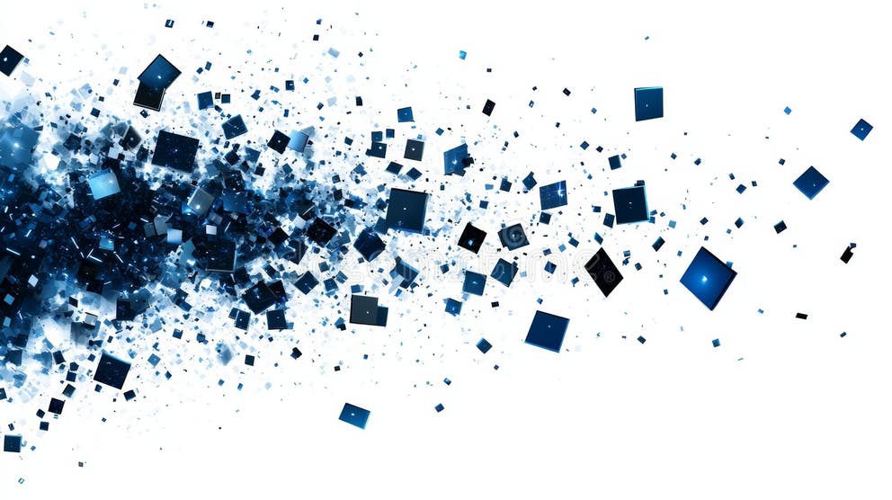 Colorful Cubes and Light Effects Come Together To Create an Abstract ...