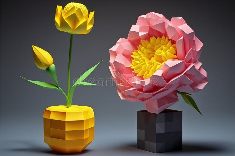 Colorful Cubic Building Blocks Created by Generative Ai Stock ...