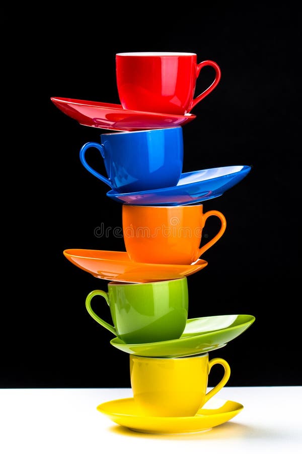 Colorful cup stock photo. Image of break, beverage, colorful - 41063034