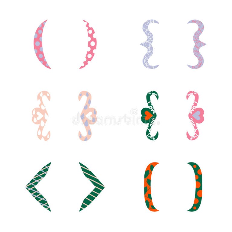 Bold Brackets Stock Illustrations – 72 Bold Brackets Stock ...