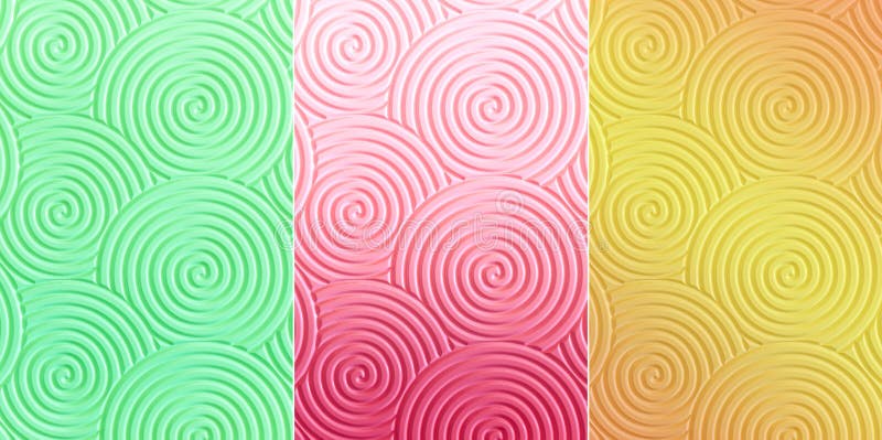 Colorful Curly Circle Pattern Texture Which Can Be Used As Background ...