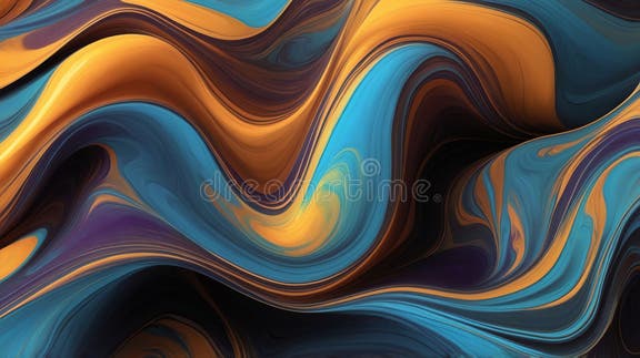 Colorful Currents Showcase Stunning Patterns of Light and Texture Stock ...