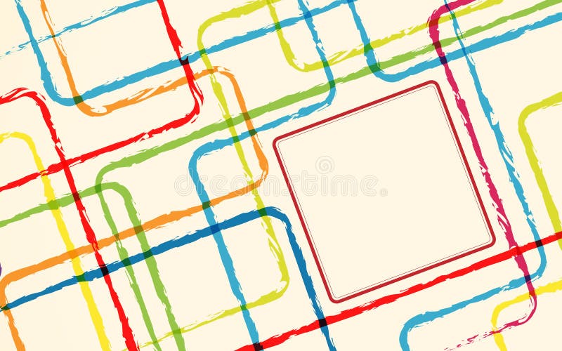 Colorful Curved Pencil Strokes Stock Vector - Illustration of ...