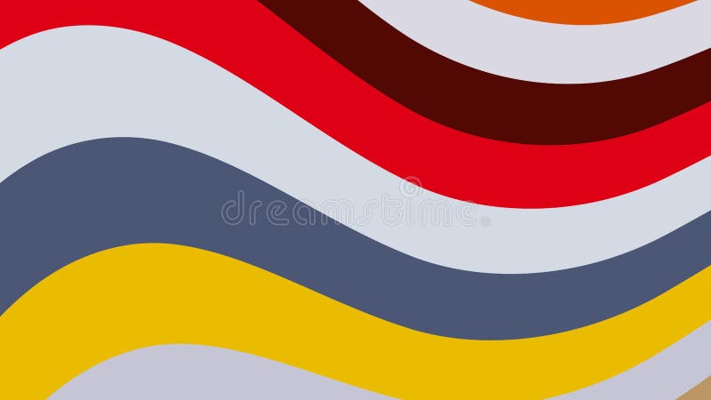 Colorful Curved Stripes Background Stock Vector - Illustration of ...