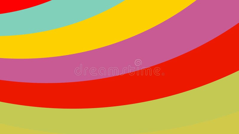 Colorful Curved Stripes Background Stock Vector - Illustration of ...