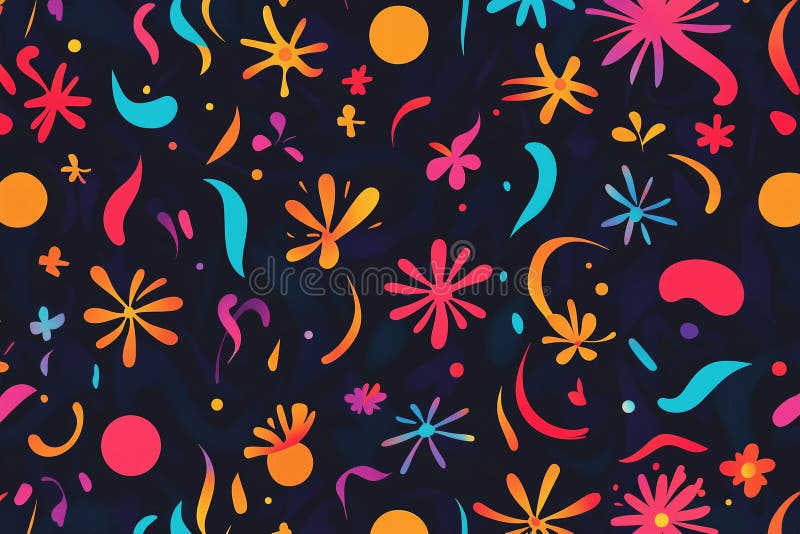 Colorful Curves and Geometric Shapes. Fun and Colorful Geometric ...