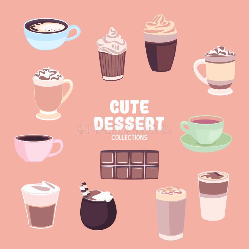 Colorful and cute objects stock vector. Illustration of colorful ...