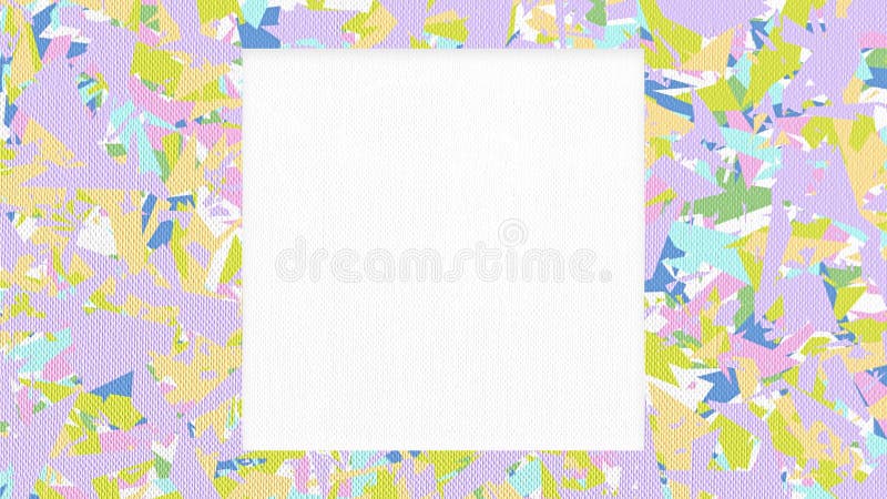 Colorful Cuts Modern Pastel Collage Card for Invitation Stock Image ...