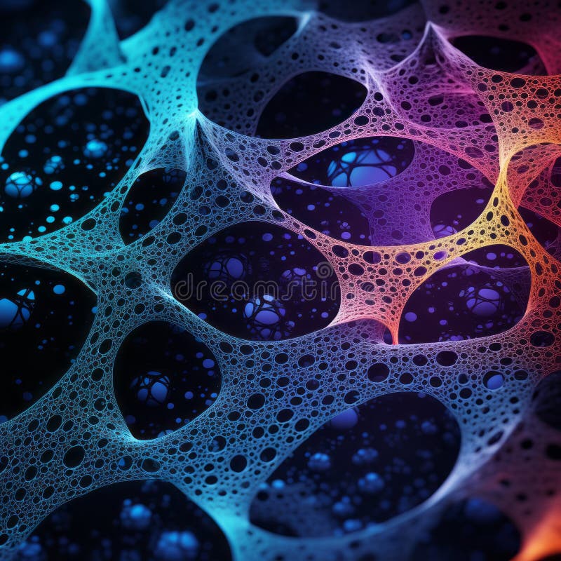 Colorful Cybersecurity Background with Lace Patterns and Contrasting ...