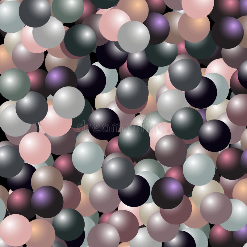 Colorful 3d Balls Background. Abstract Vector Illustration Stock Vector ...