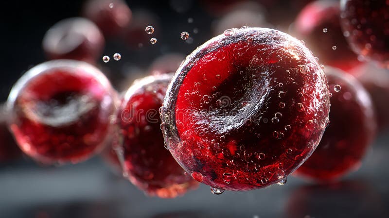 Ultra-realistic Red Blood Cells Floating in Microscopic Plasma Fluid ...