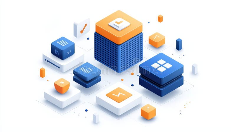 Colorful 3D Data Analysis and Visualization Elements for Digital Design ...