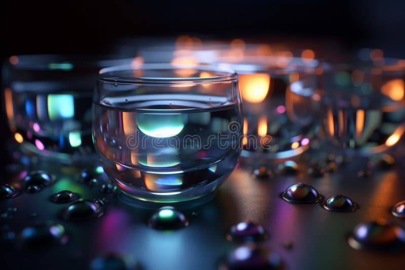 Colorful 3D Illustration of Dissolution Process in Action Stock ...